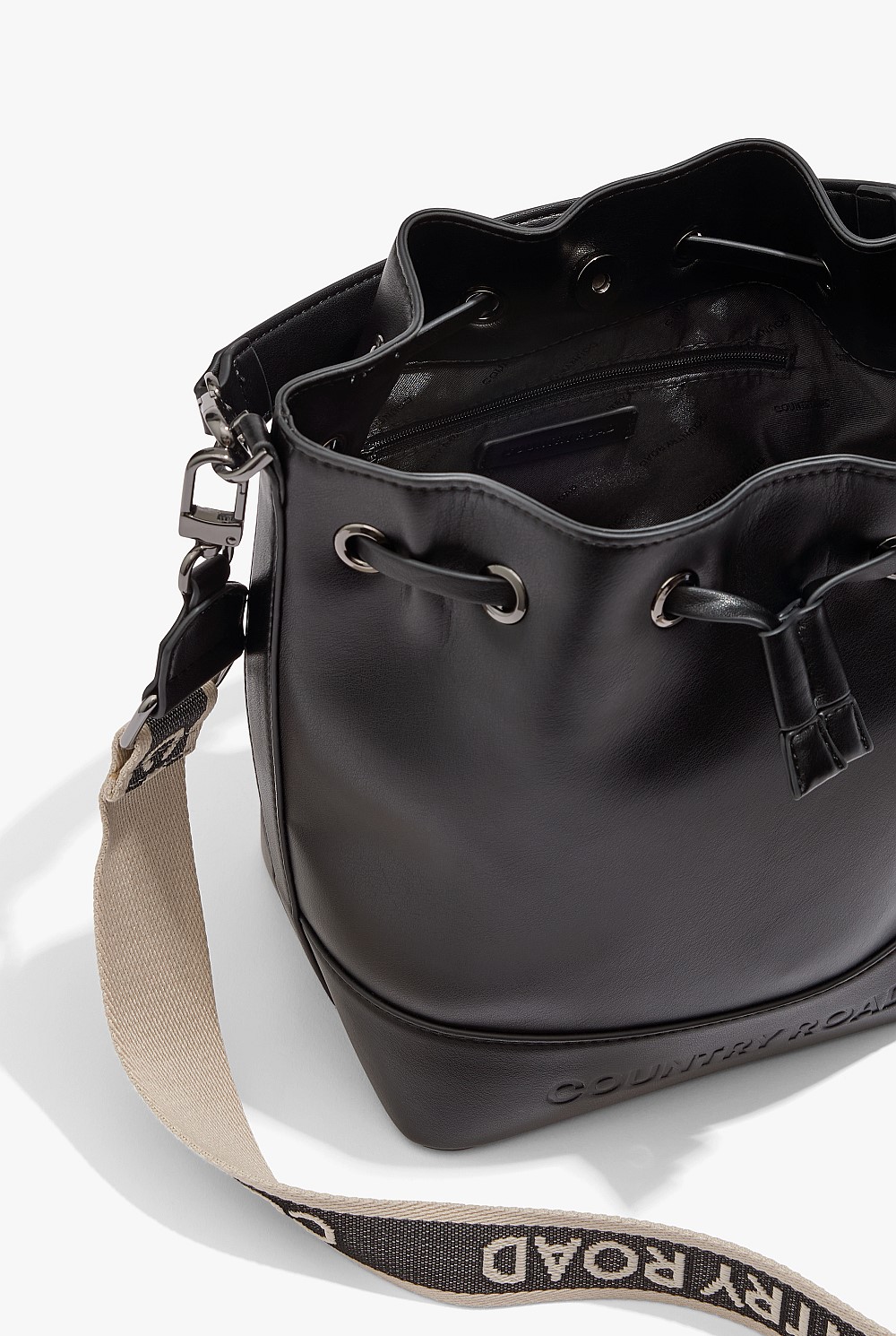 Black Soft Bucket Bag - Bags | Country Road