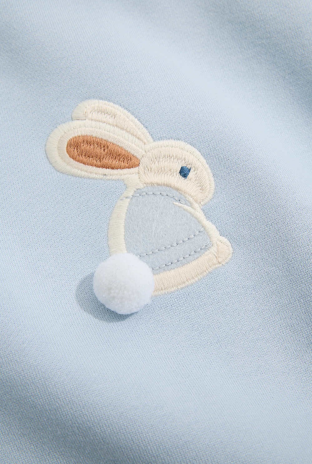 Washed Blue Organically Grown Cotton Bunny Sweat - Sweats | Country Road