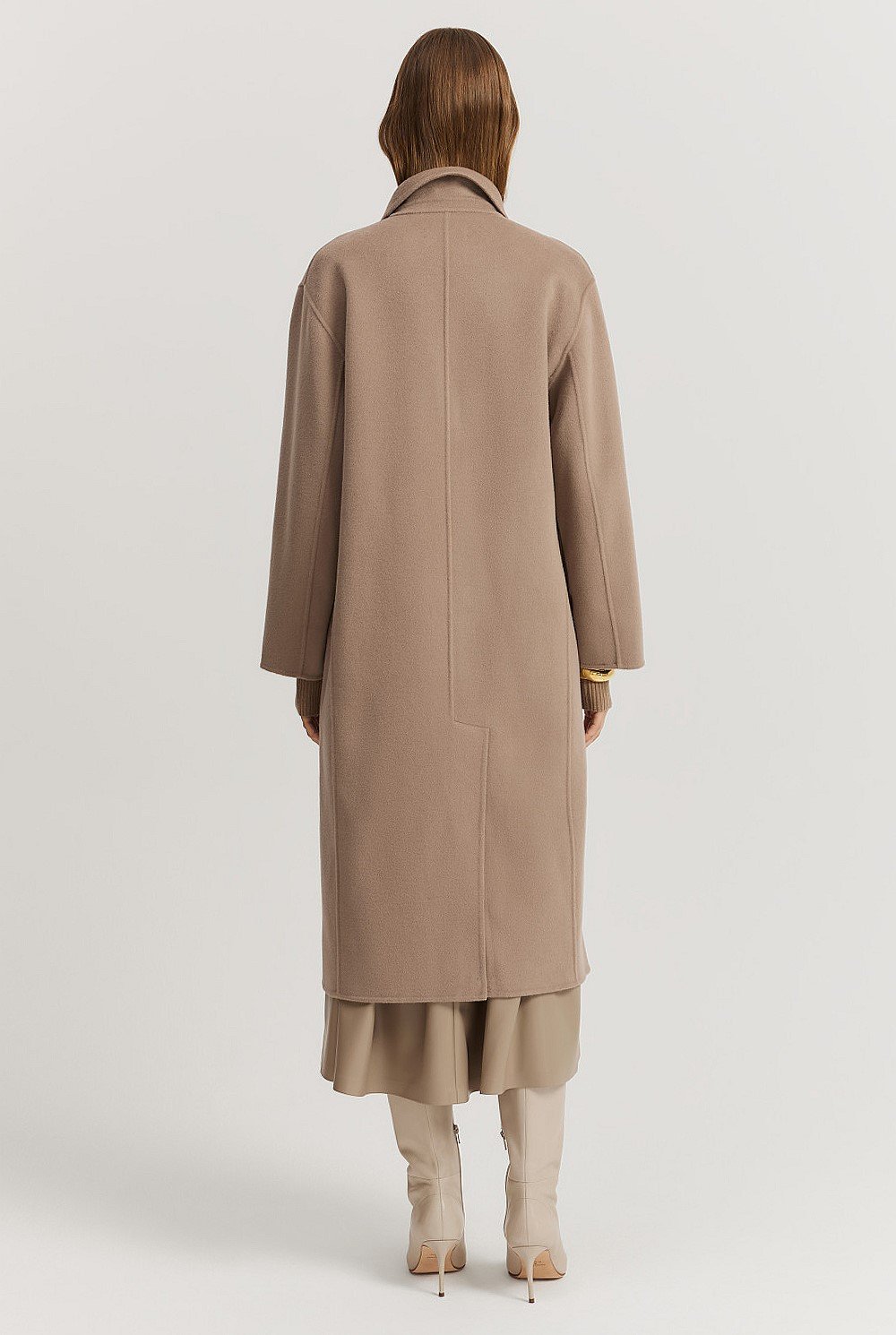 Fawn Double-Breasted Soft Coat - Jackets & Coats | Country Road