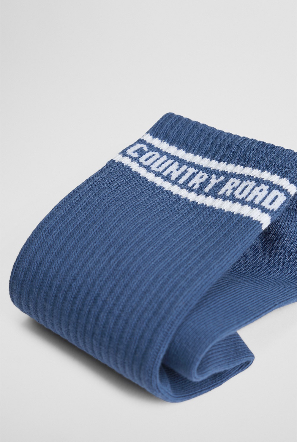 Sea Salt Blue Australian Cotton Blend CR Sport Crew Sock - Socks ...
