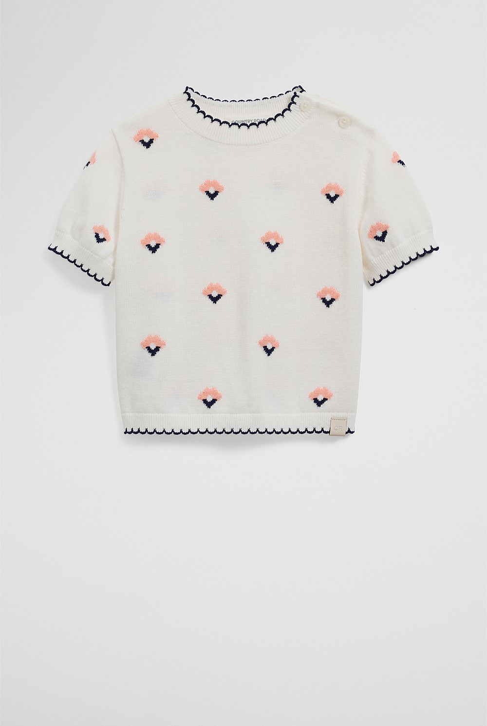 Flower Knit Top - T-Shirts | Country Road