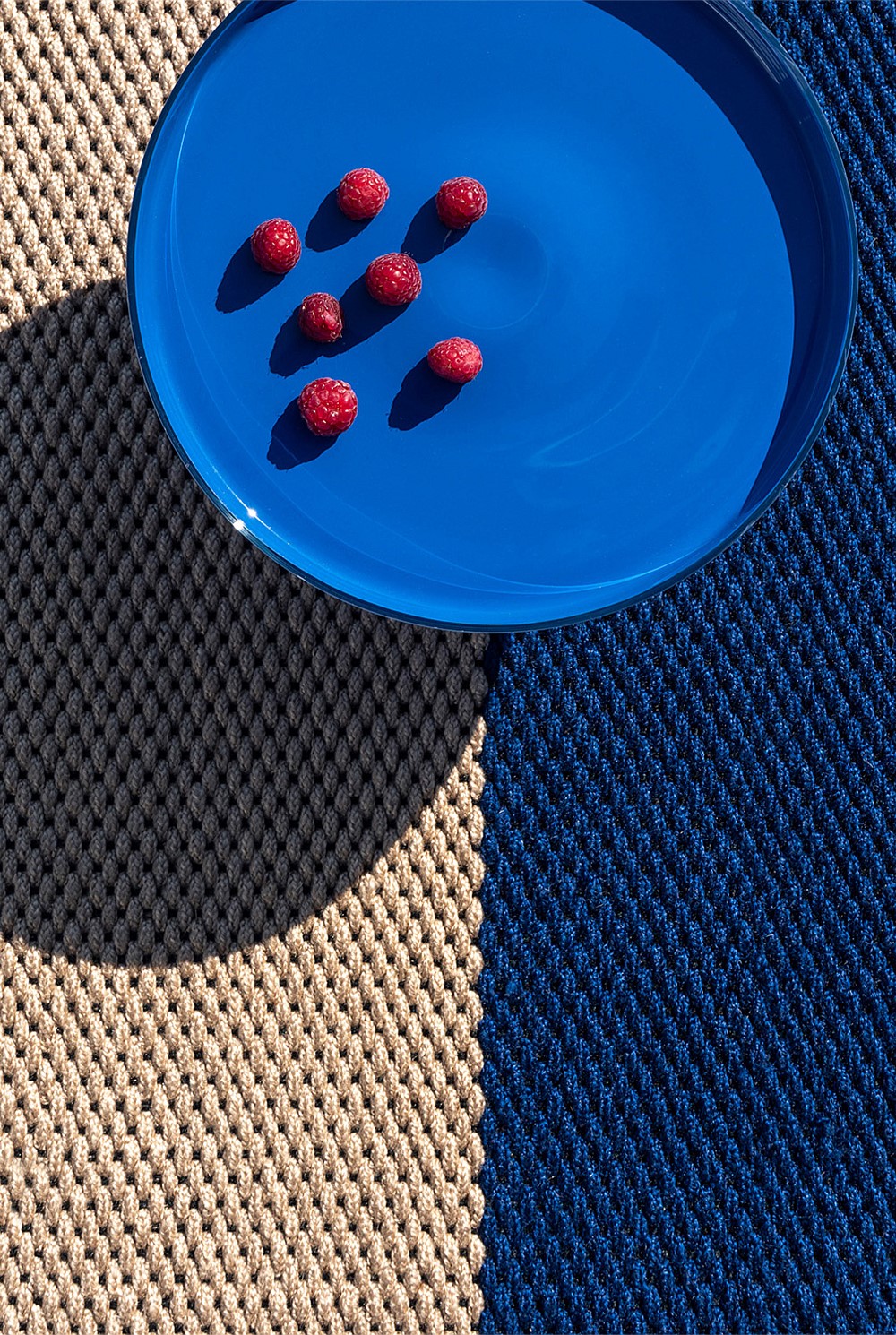 Mid Blue Deck Electric Blue Outdoor Rug 350x250cm - | Country Road