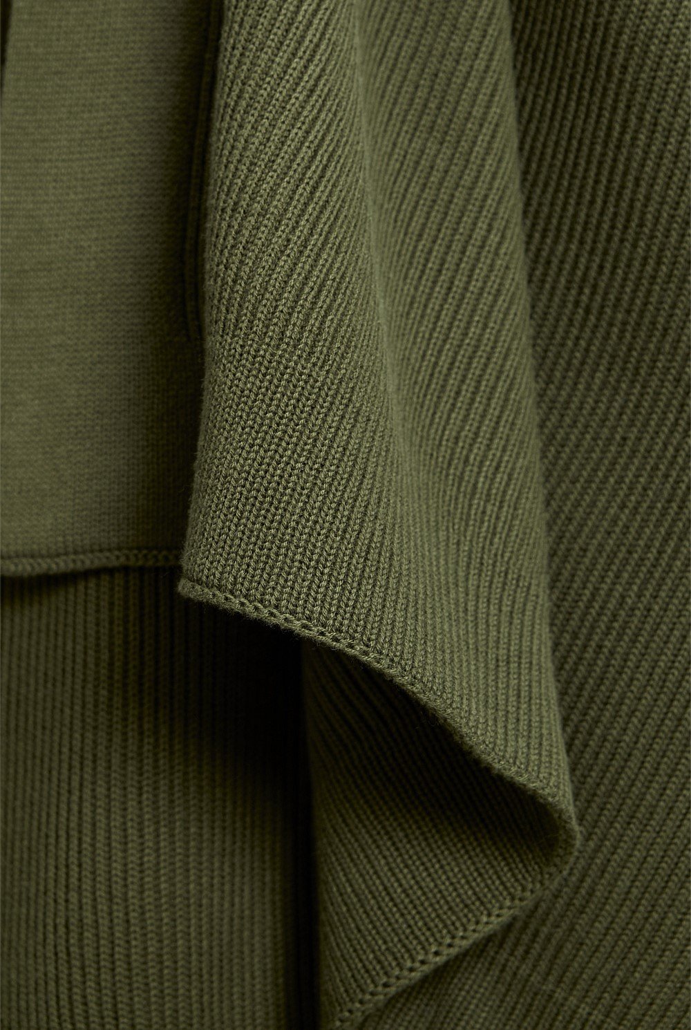 Dark Olive Gard Knit Throw - Throws | Country Road