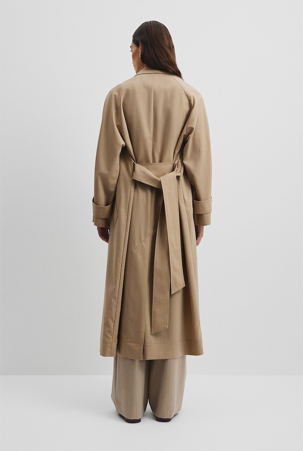 Wheat Soft Wrap Trench - Work | Country Road