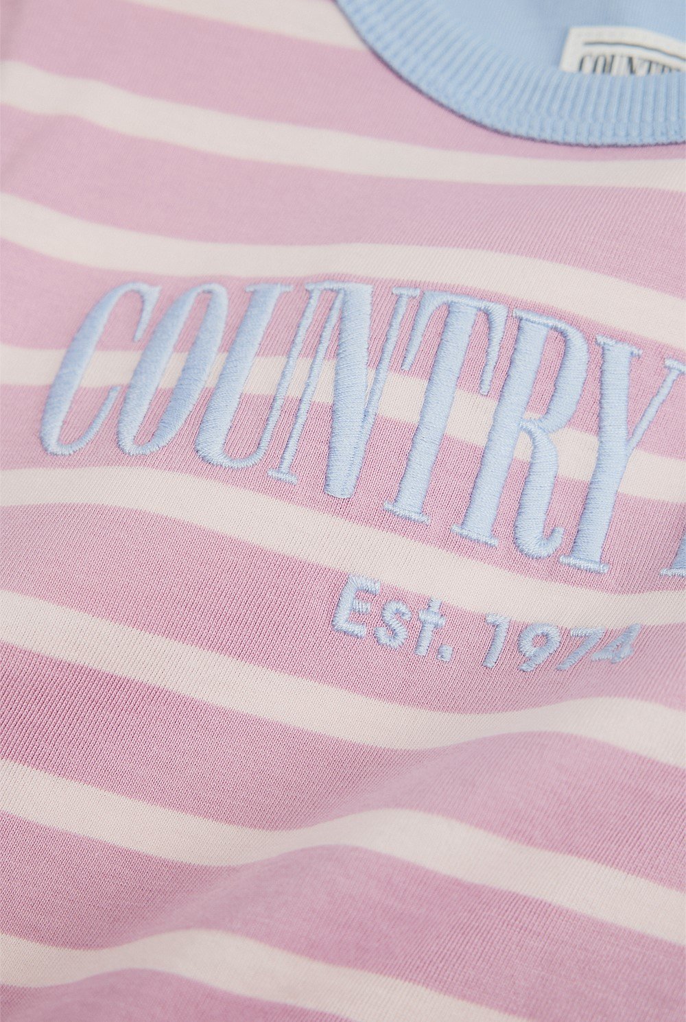 Berry Long Sleeve Heritage T-Shirt - New Logo | Country Road