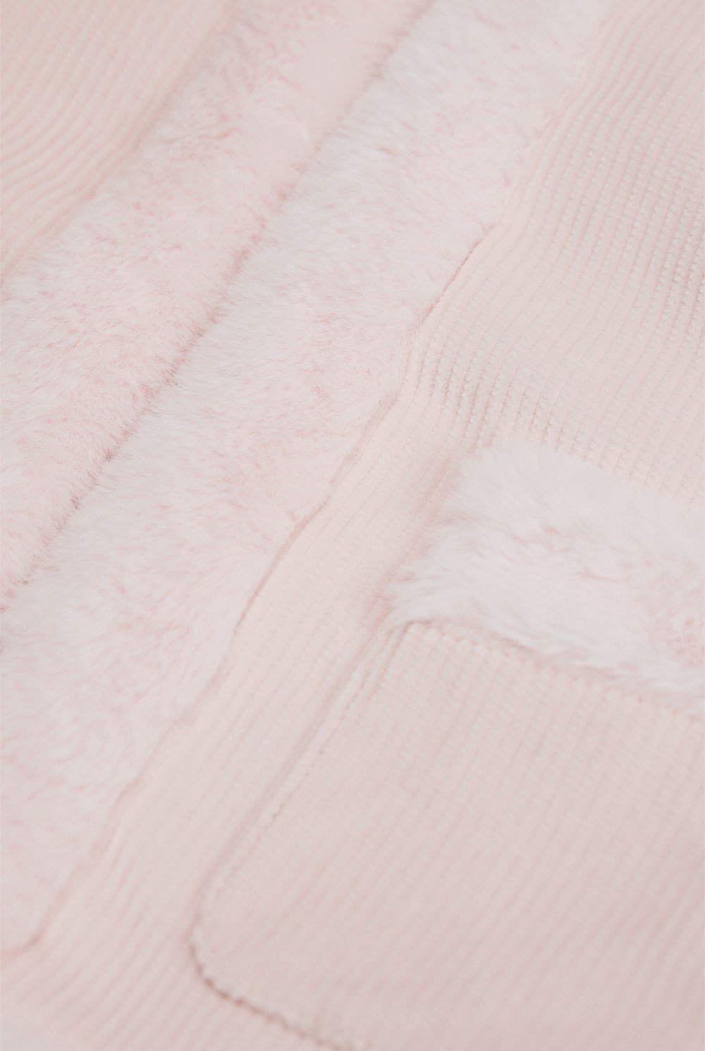 Mineral Pink Reverse Faux Fur Vest - Girls 2-10 | Country Road