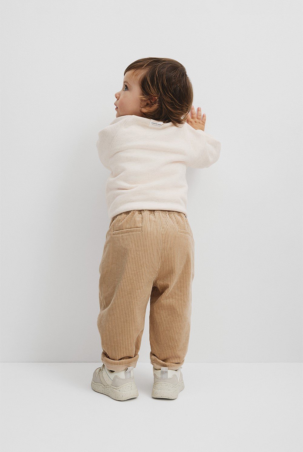 Latte Organically Grown Cotton Corduroy Pant - Pants | Country Road