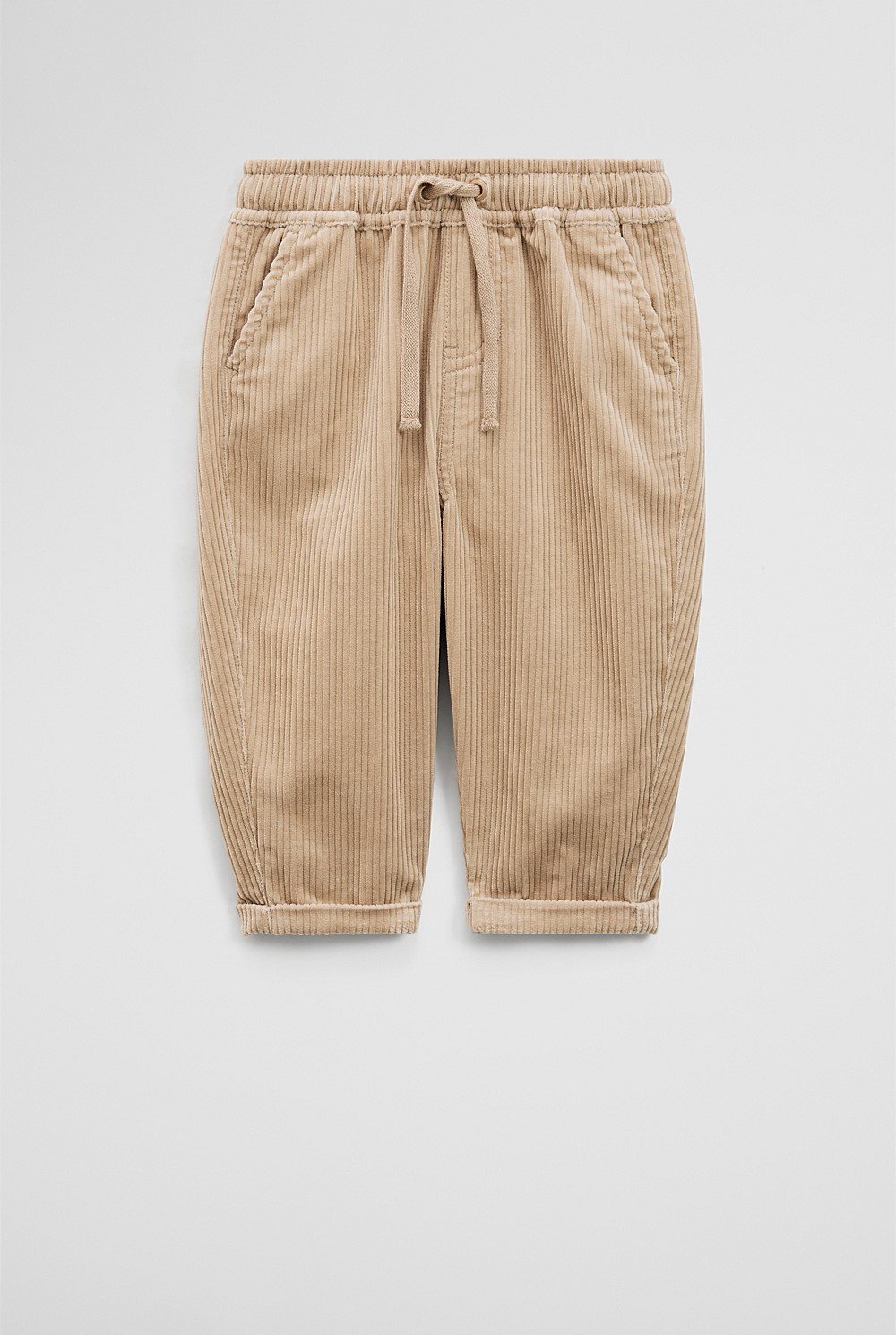 Latte Organically Grown Cotton Corduroy Pant - Pants | Country Road