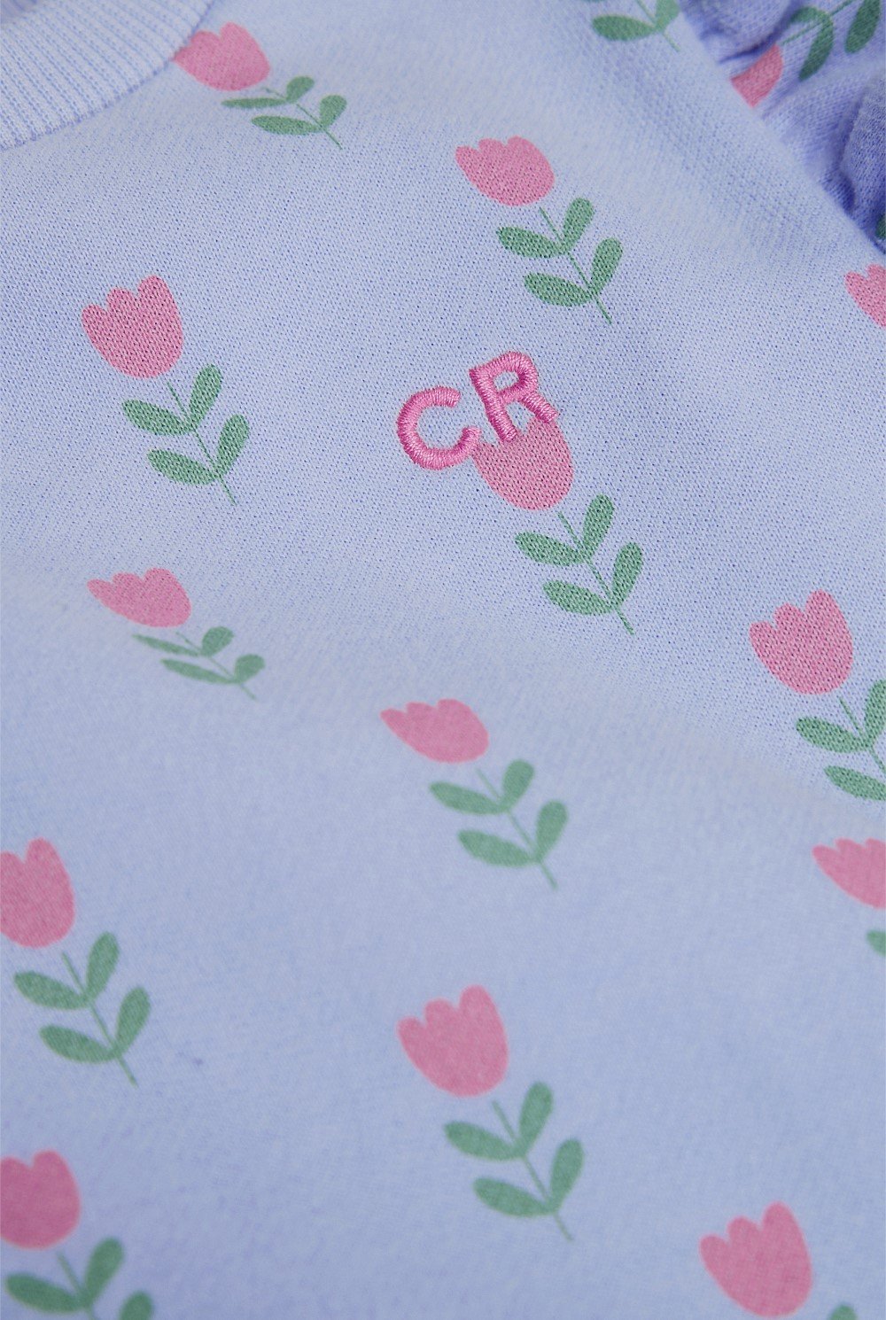 Bluebell Floral Frill Logo Sweat - Sweats | Country Road