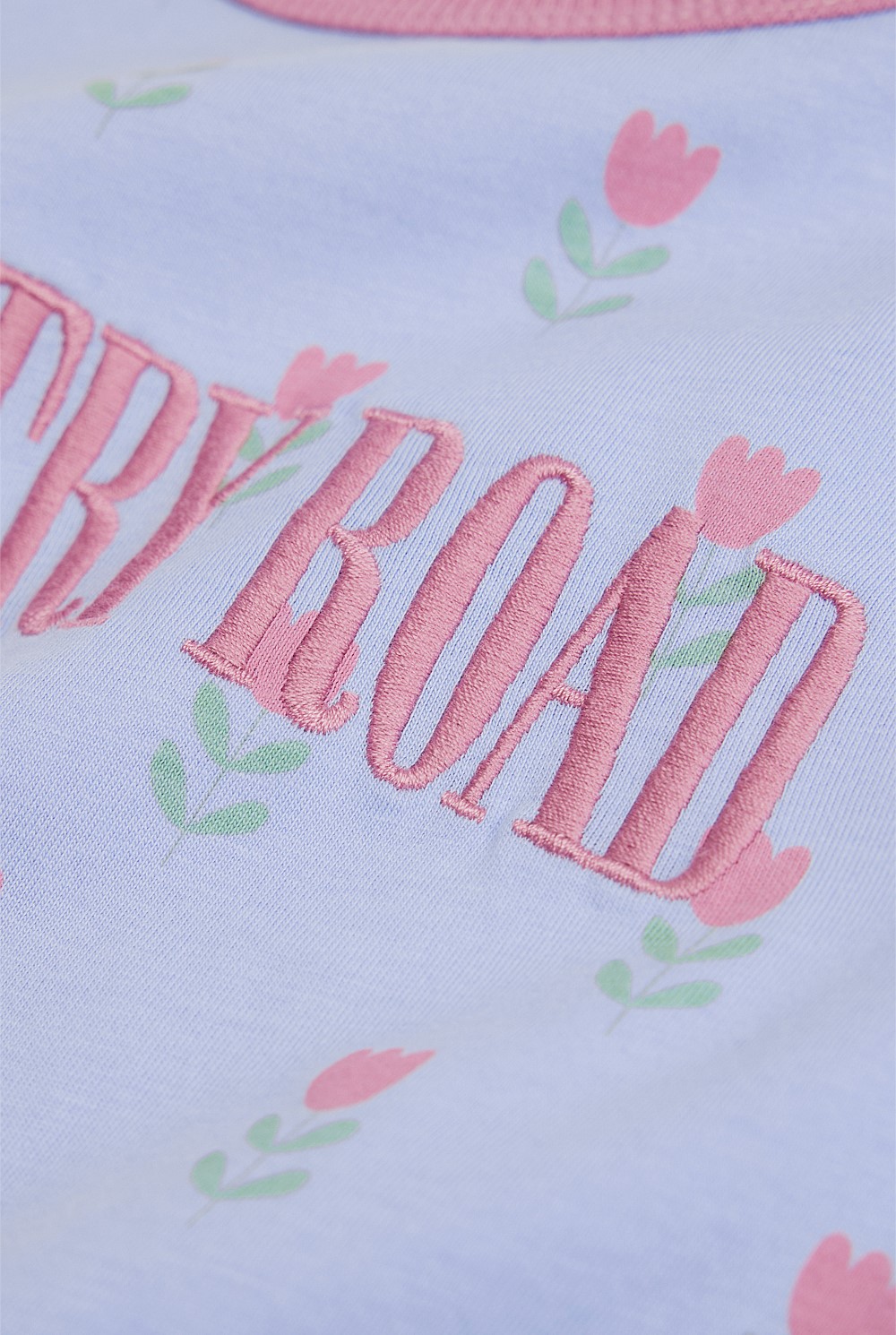 Bluebell Floral Australian Cotton Long Sleeve Heritage T-Shirt - New ...