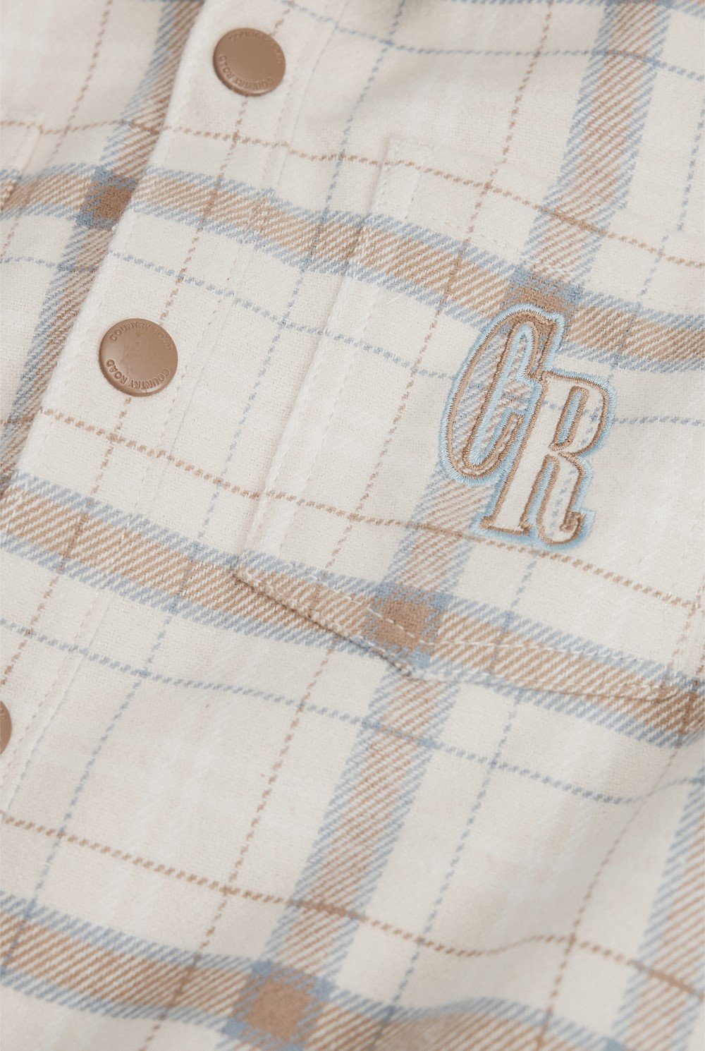 Wafer Organically Grown Cotton Hooded Check Shirt - Shirts | Country Road