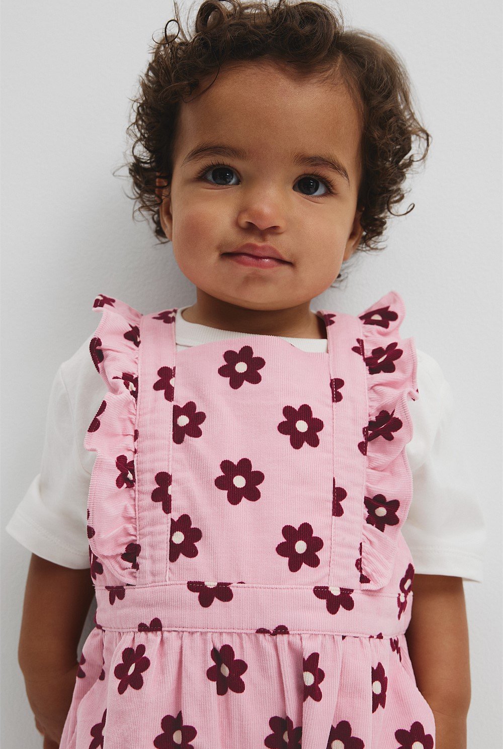 Pink Floral Cord Floral Overall - Overalls & Rompers | Country Road