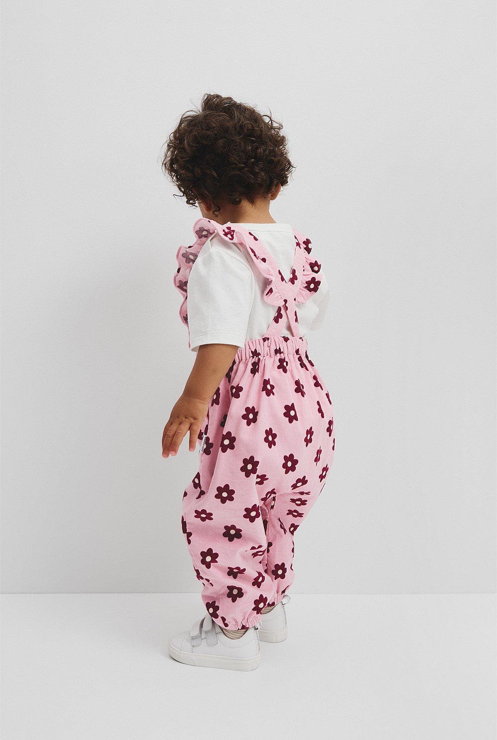 Pink Floral Cord Floral Overall - Overalls & Rompers | Country Road