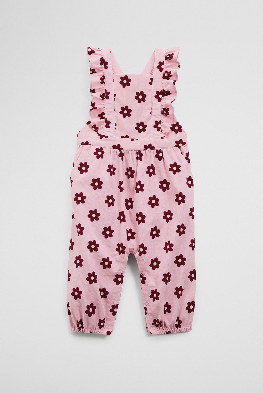 Pink Floral Cord Floral Overall - Overalls & Rompers | Country Road