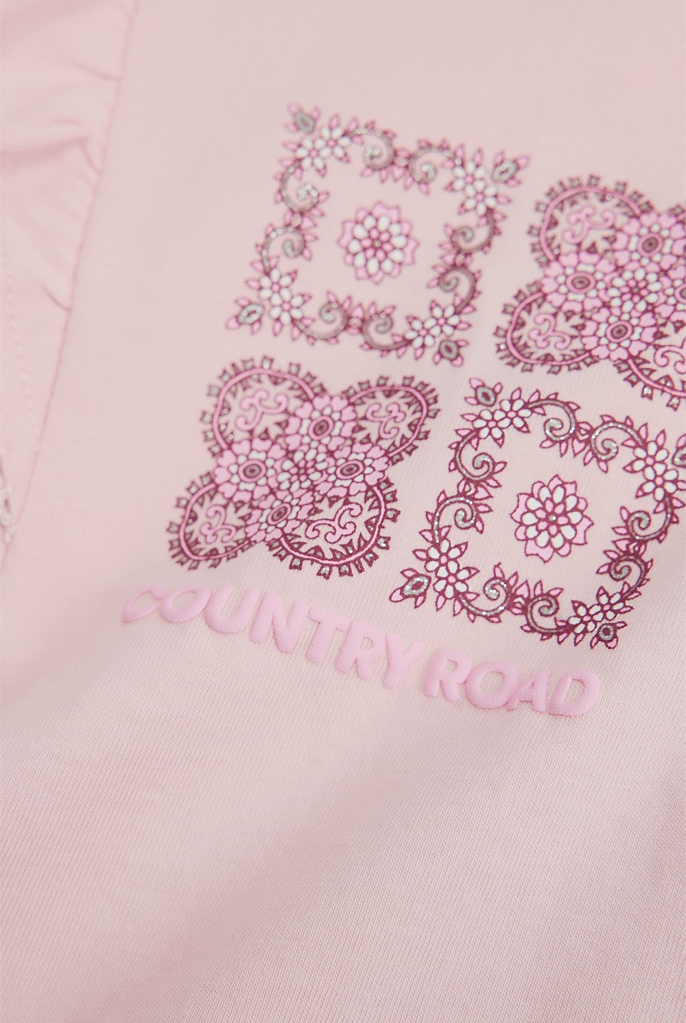 Mineral Pink Paisley T-Shirt - T-Shirts | Country Road