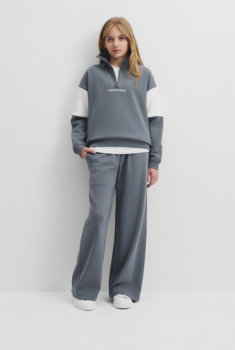 Slate Spice Logo Zip Sweat - Sweats | Country Road