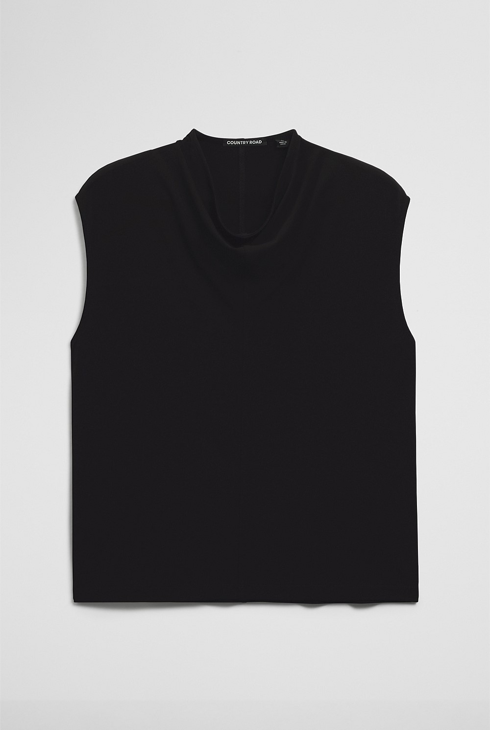 Black Crepe Jersey T-Shirt - Work | Country Road