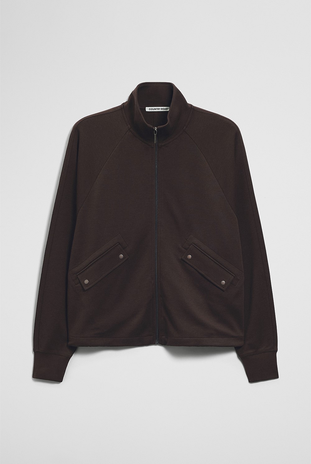 Cocoa Bean Soft Track Jacket - Sweats | Country Road