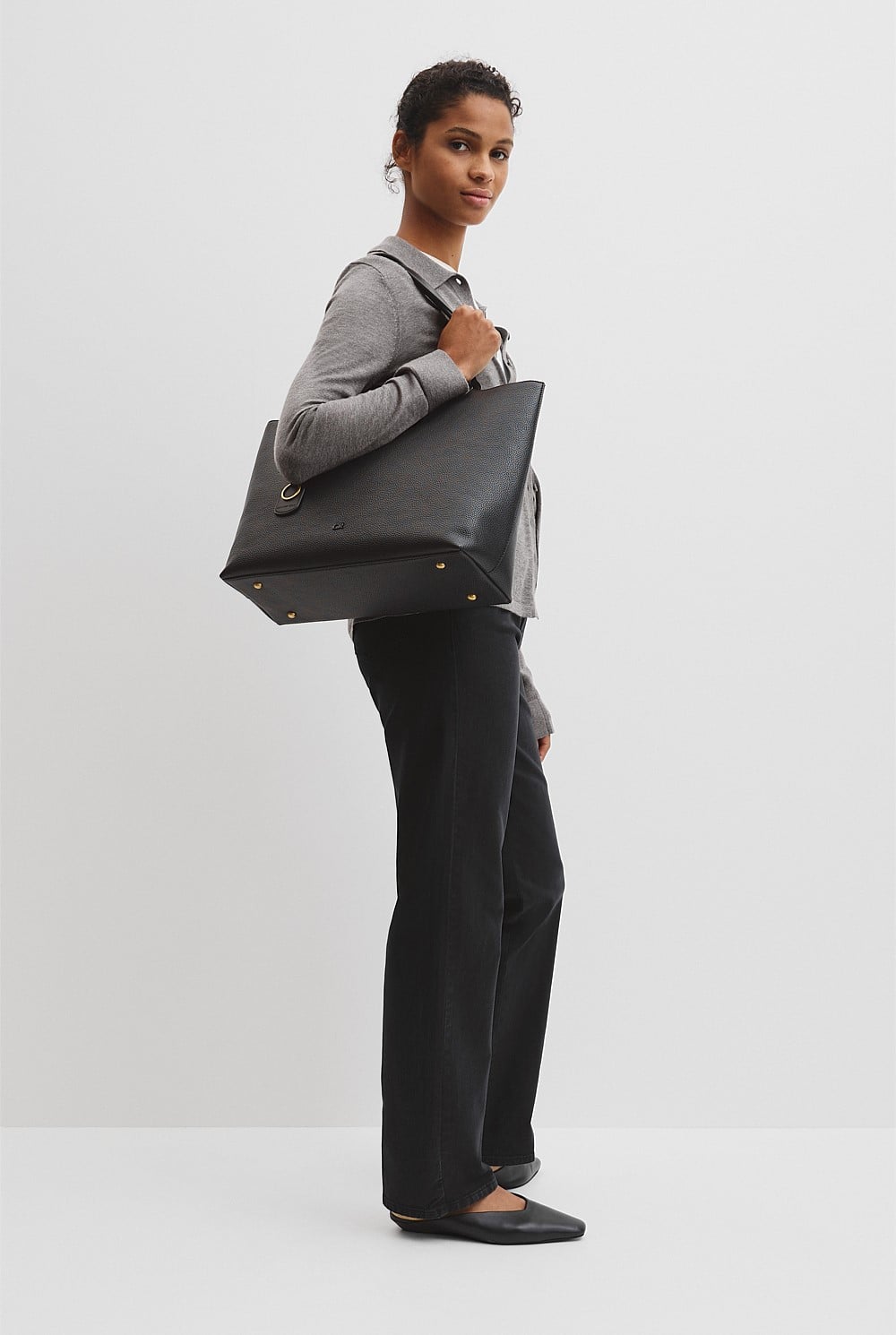 Black Country Road Buckle Tote Bag - Bags | Country Road