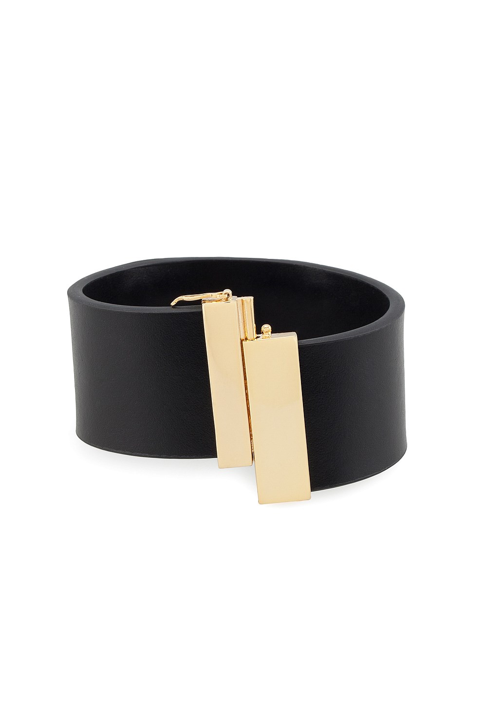 Black Leather Jewel Cuff - Bracelets & Cuffs | Country Road