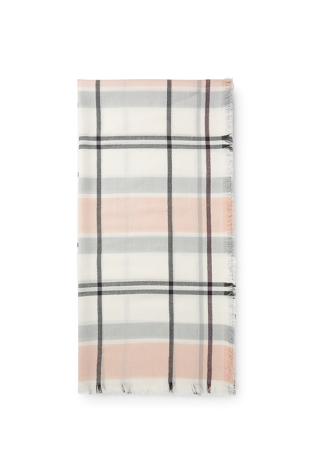 Oatmeal Classic Check Scarf - Hats, Scarves & Gloves | Country Road
