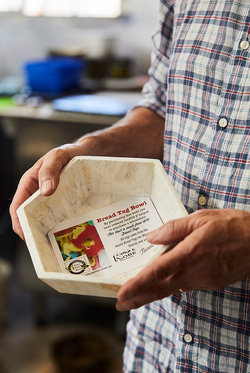 White Robe Bread Tag Bowl - Serving | Country Road