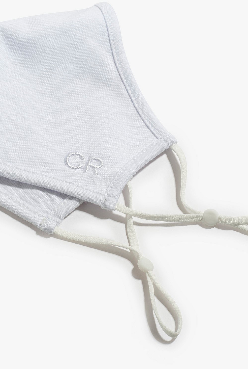 White CR Embroidered Cotton Mask - Hats, Scarves & Gloves | Country Road