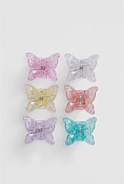 Multi Butterfly Clip Pack of 6 - Accessories | Country Road