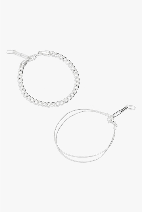 Silver Ana Bracelet Pack of 2 - Bracelets & Cuffs | Country Road