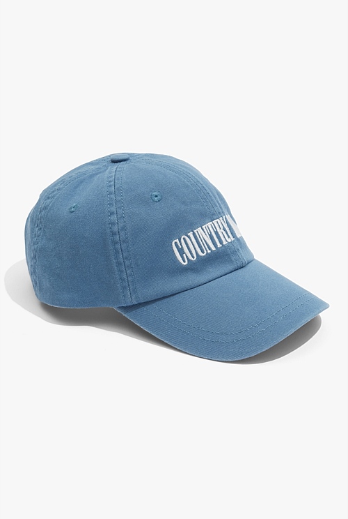 Washed Blue Heritage Cap - Hats & Scarves | Country Road