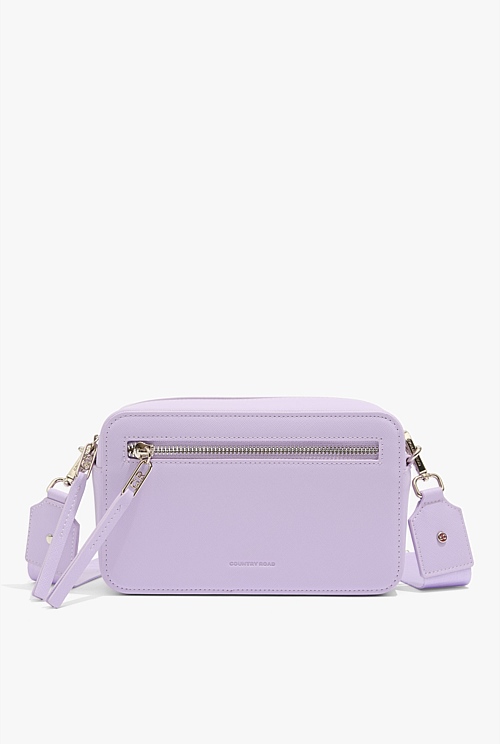 Lilac Branded Camera Bag - Bags | Country Road