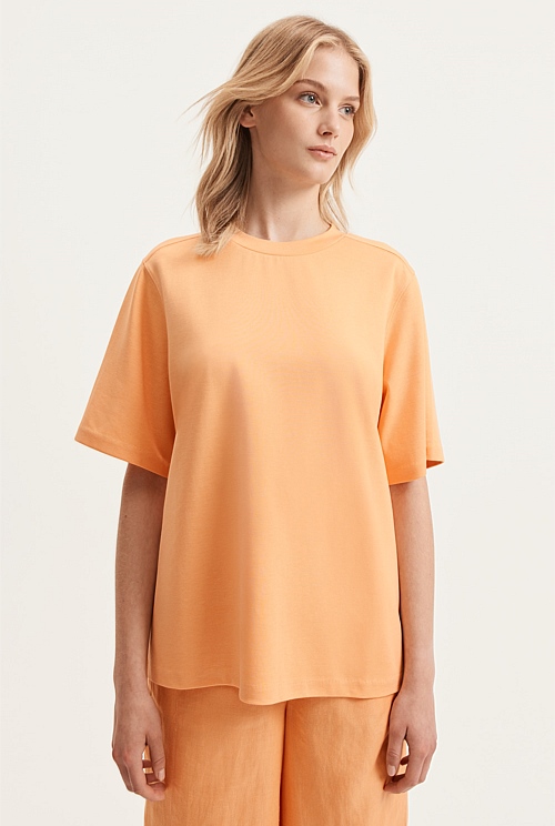 Rockmelon Relaxed Longline T-Shirt - T-Shirts & Tops | Country Road