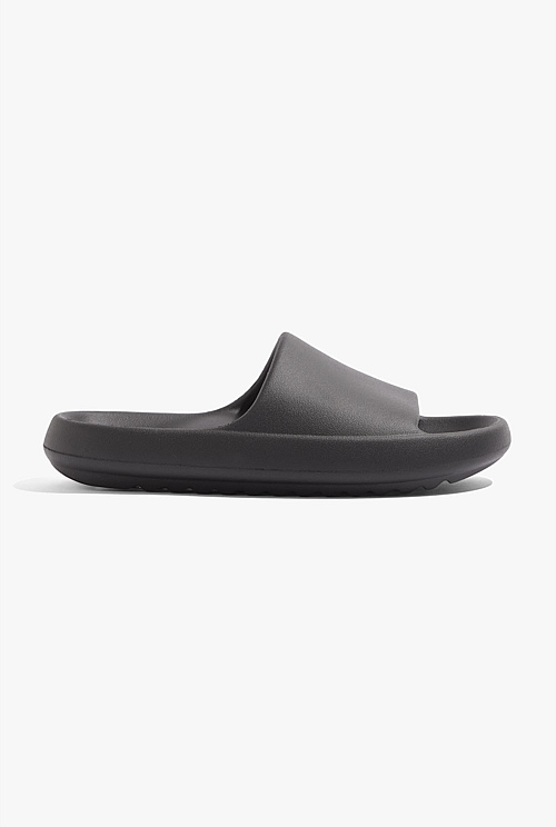 Black Country Road Moulded Slide - Sandals & Thongs | Country Road