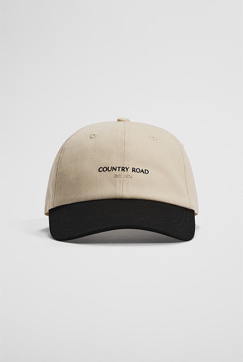 Sand CR Classic Logo Cap - Hats, Scarves & Gloves | Country Road