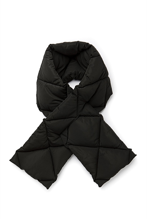 Black Padded Scarf - Hats, Scarves & Gloves | Country Road