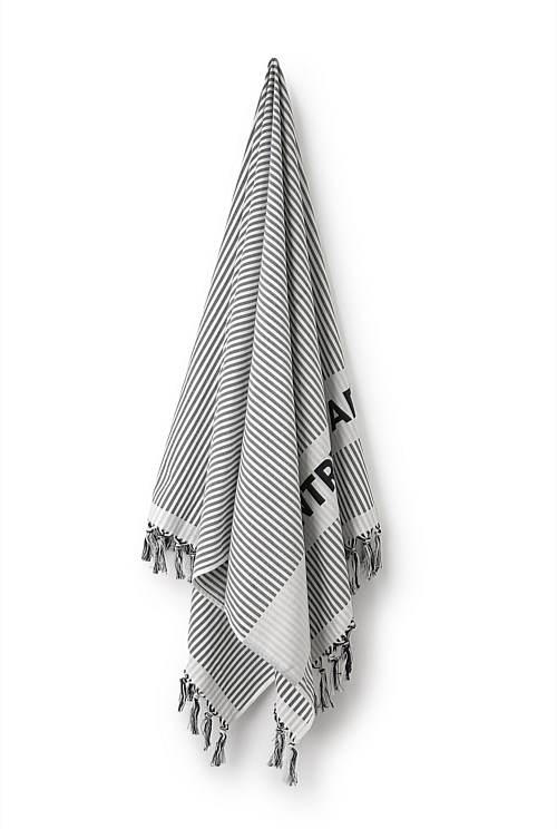 Navy Bondi Travel Beach Towel - Beach Towels | Country Road