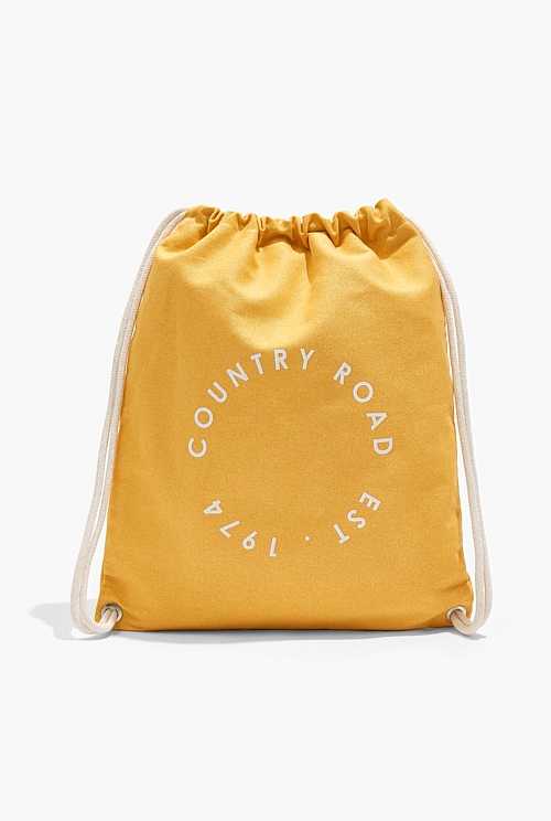 Yellow Drawstring Bag - Accessories | Country Road