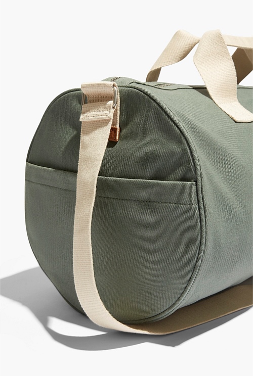Sage Organically Grown Cotton Modern Duffle - Bags | Country Road
