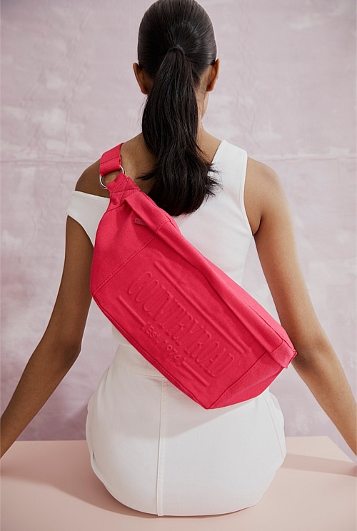 Raspberry CR Oversized Belt Bag - Bags | Country Road