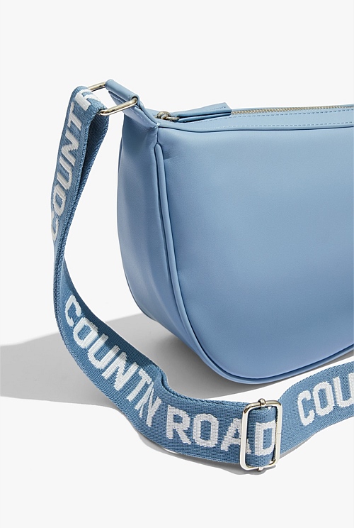 Cornflower Blue Curved Sling Bag - Bags | Country Road