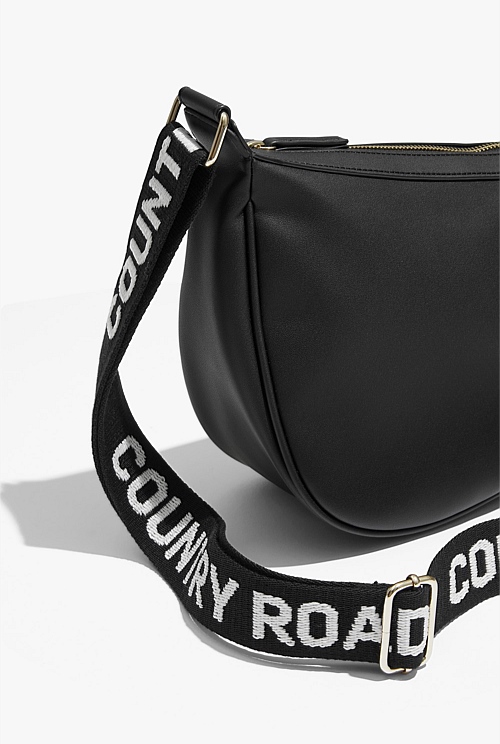 Black Curved Sling Bag - Bags | Country Road