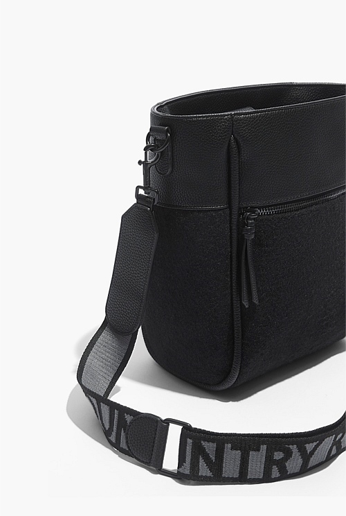 Black Piped Detail Sling Bag - Bags | Country Road