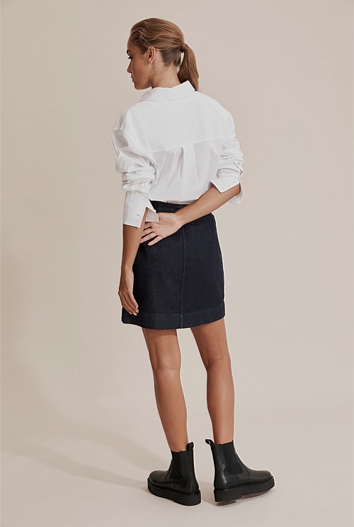 Raw Denim Raw Australian Cotton Denim Skirt - Australian Grown ...