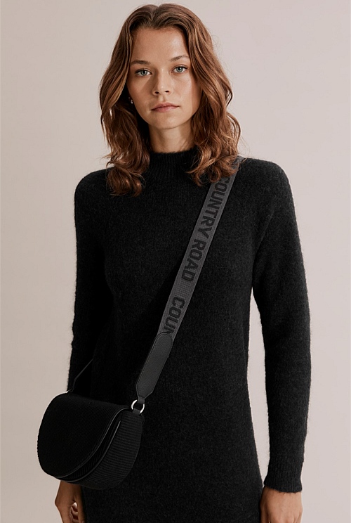 Black Webbing Crossbody Bag - Bags | Country Road