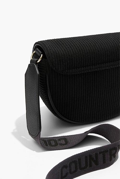 Black Webbing Crossbody Bag - Bags | Country Road