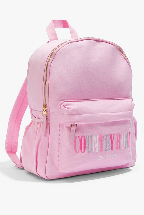 Pale Pink Heritage Backpack - New Logo | Country Road