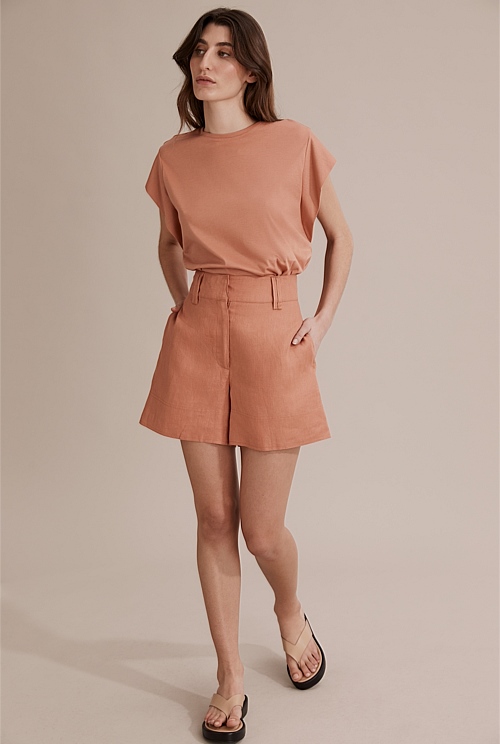 Beach Mercerised Extended T-Shirt - T-Shirts & Tops | Country Road