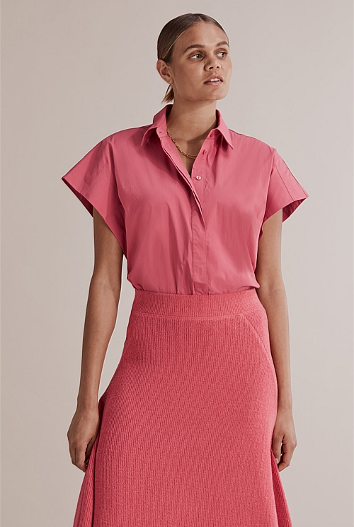 Primrose Modern Short Sleeve Shirt - Shirts | Country Road