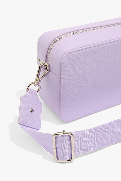 Lilac Branded Camera Bag - Bags | Country Road