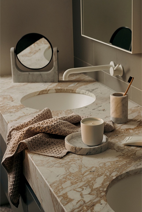 Snow Marble Mirror - Bathroom Accessories | Country Road